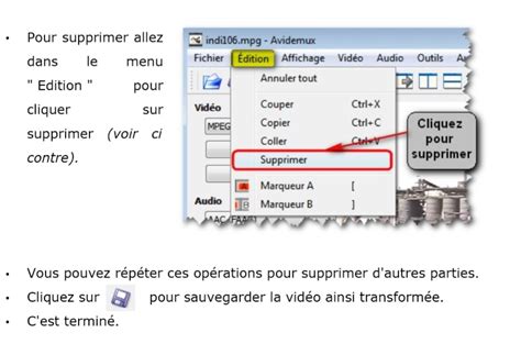 supprimer une partie d une vidéo