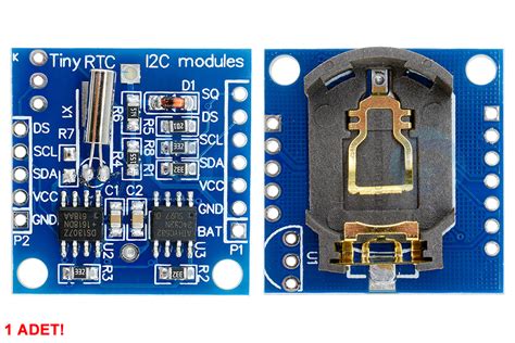 Ds1307 Rtc Iic Zaman Modül Gerçek Zaman Saat I2c 24c32 Eeprom Saniye