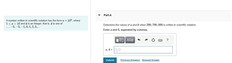 Solved A Number Written In Scientific Notation Has The Form