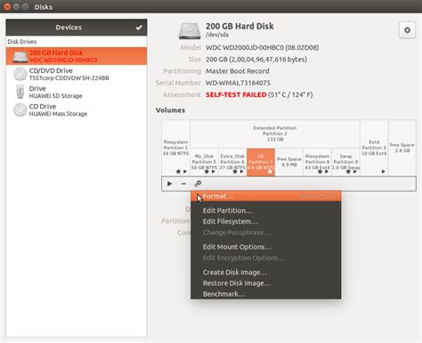 Format Disk In 14 04 Ask Ubuntu