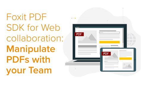 Manipulate PDFs In Your Team With Real Time Collaboration Foxit PDF SDK