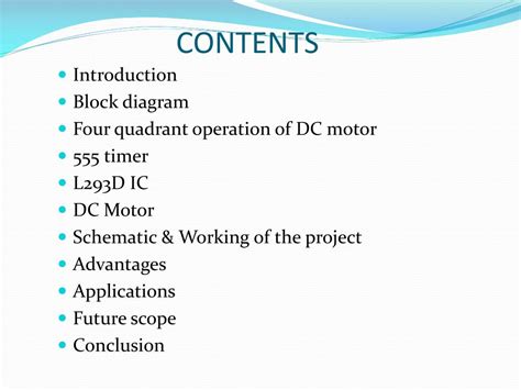 Ppt Four Quadrant Dc Motor Speed Control Without Microcontroller Powerpoint Presentation Id