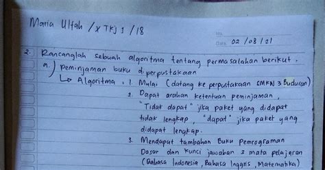 A Randomly Me Tugas Membuat Algoritma Flowchart Peminjaman Buku Di Perpustakaan