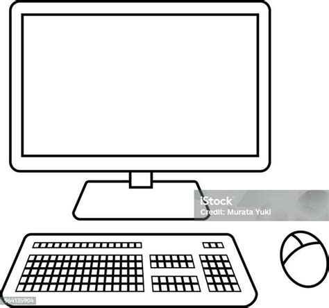 데스크톱 Pc 그림 0명에 대한 스톡 벡터 아트 및 기타 이미지 0명 Lcd 네트워크 서버 Istock