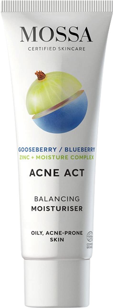 Mossa Acne Act Balancing Moisturiser 50 Ml Ecco Verde Italia