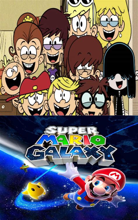 The Loud Sisters Excited For Super Mario Galaxy By Jacob Van Antwerp On