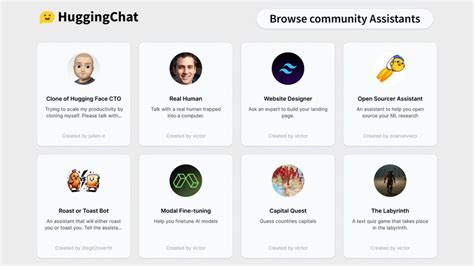 Hugging Chat Assistants An Open Sourced OpenAI GPT Store