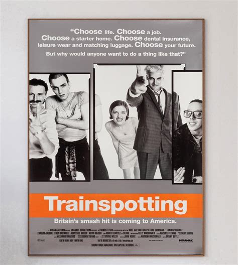 1996 Trainspotting Original Vintage Poster For Sale At 1stdibs A Life