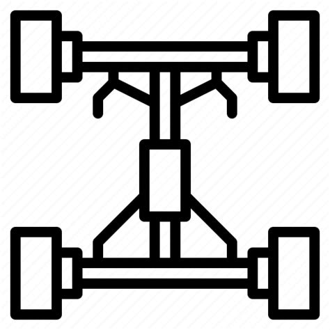 Chassis Framework Structure Body Component Automotive Icon Download On Iconfinder