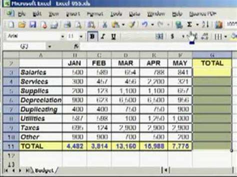 Excel Using AutoSum YouTube