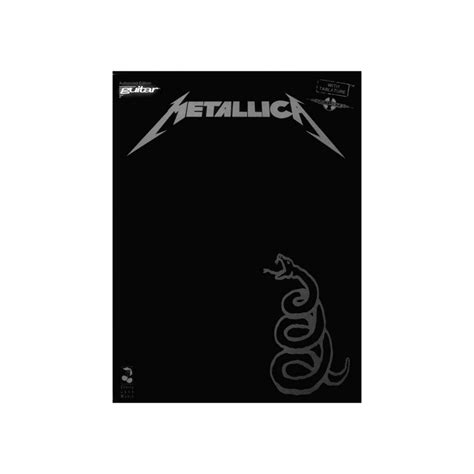 Metallica Black Album Guitar Tab Book Rockshop