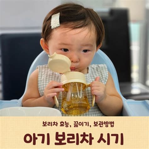아기 보리차 시기 보리차효능 끓이기 보관방법까지 네이버 블로그