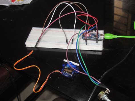 control servo using potentiometer arduino project hub