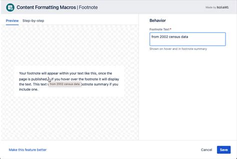 How To Reference Sources With Confluence Footnotes
