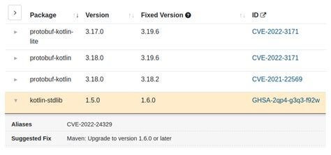 sbom generation and vulnerability monitoring for the kotlin ecosystem