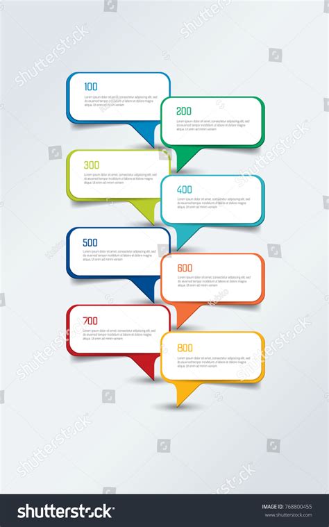infographic timeline report template chart scheme stock vector royalty