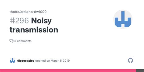 Noisy Transmission Issue Thotro Arduino Dw GitHub