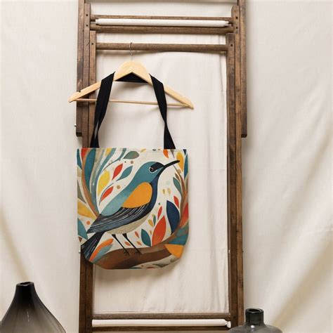 Bird Tote Bag Etsy