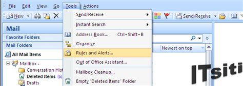How To Setup Email Rules In Microsoft Outlook