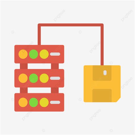 database flat icon vector backup server data png and vector with