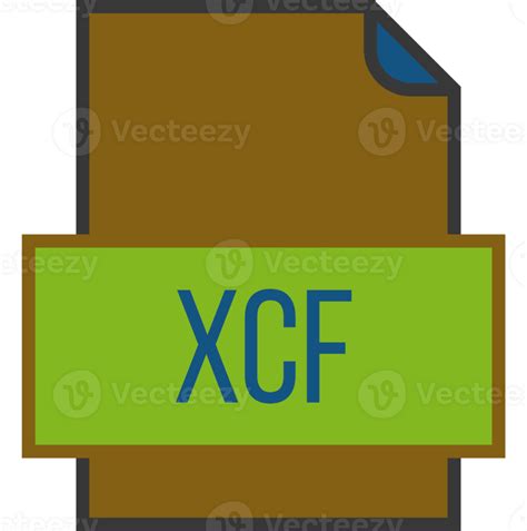 Xcf File Icon Fill And Outline Crisp Corners 57326468 Png