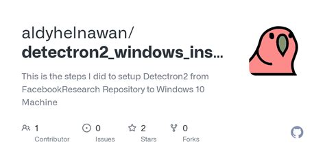 Github Aldyhelnawandetectron2windowsinstallationguide This Is