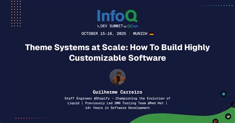 Infoq Dev Summit Boston 2025 Theme Systems At Scale How To Build Infoq Dev Summit Boston 2025 Theme Systems At Scale How To Build