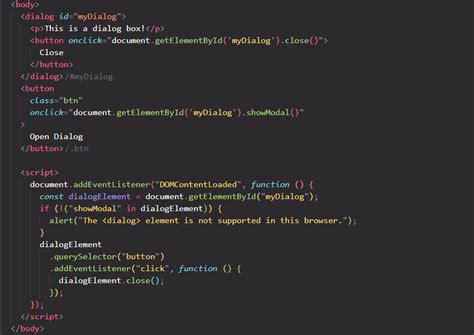 How To Use Html5 Dialogs For Web Pages Vaibhav Satvekar Posted On The Topic Linkedin