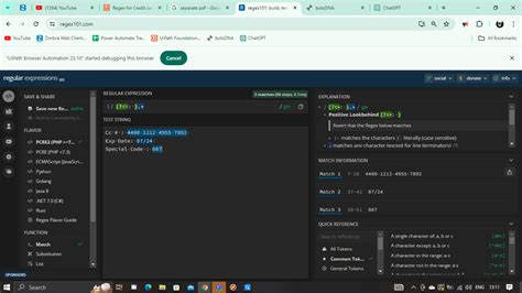 Regex For Credit Card Studio UiPath Community Forum