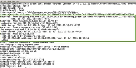 Use Powershell To Parse Email Message Headers—part 1 Scripting Blog