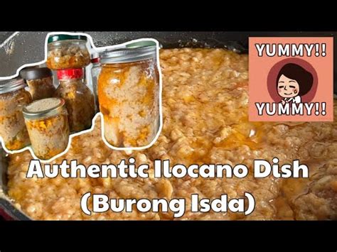 Authentic Ilocano Dish Burong Isda Recipe Youtube