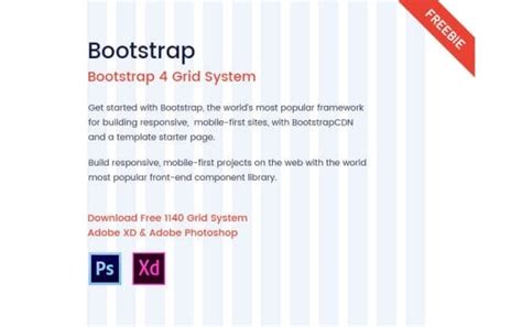 25 Bootstrap Grid System Psd Templates Css Author