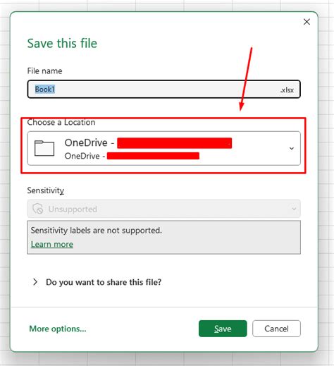 How To Save Excel File To Onedrive Sharepoint And Local Drive Updated