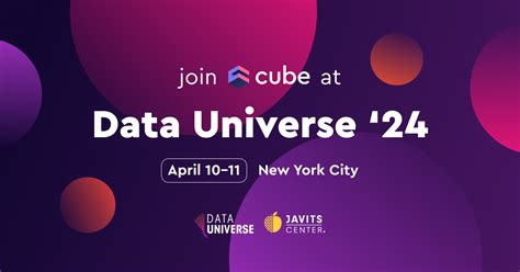Join Cube At Data Universe 🌠