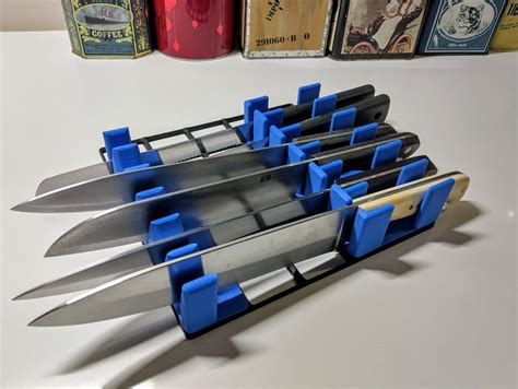Gridfinity Modular Kitchen Knife Rack Por Bruce Sutherland Descargar Modelo Stl Gratuito