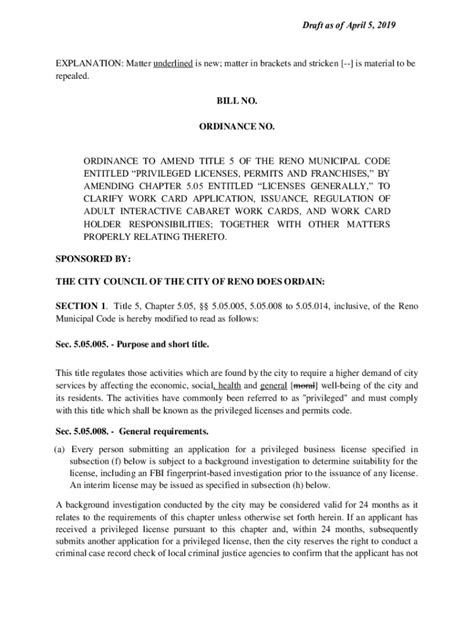 Fillable Online Act 287 Bill Drafting Template Fax Email Print