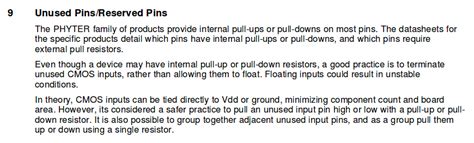 Dp83848k How To Connect Unused Pins Leaving Floating Or Connecting To Gnd Interface Forum