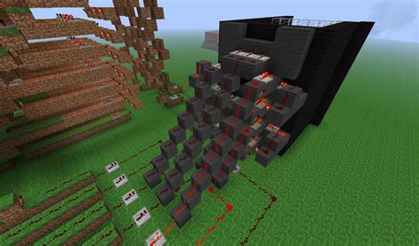 Binary Decoder With 7 Segment Display Minecraft Map
