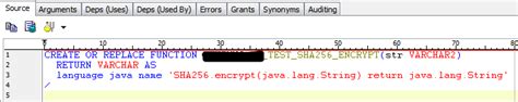 개인정보 암호화 Sha256 Encrypt Oracle Function Using Java Code Can Use