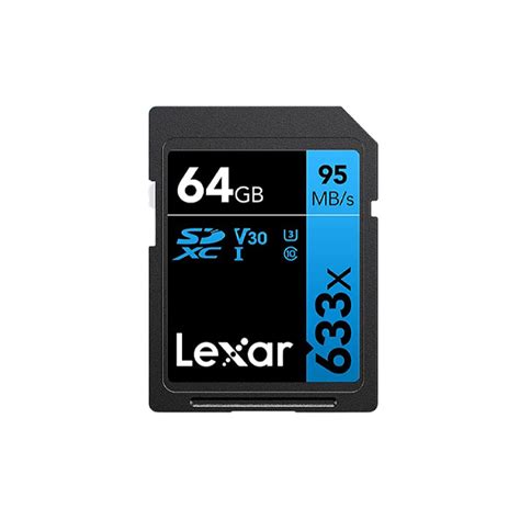 Lexar Professional Sdxc 64 Gb Class 10 Uhs 1 633x Id