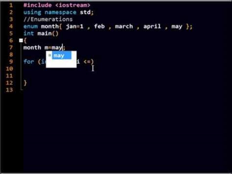 C Enum With Examples YouTube