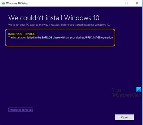 windows upgrade install error 0x80070570 0x2000c artofit