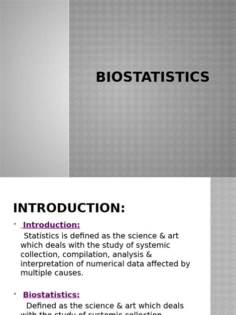 Biostatistics Introduction Pdf Level Of Measurement Biostatistics Biostatistics Introduction Pdf Level Of Measurement Biostatistics