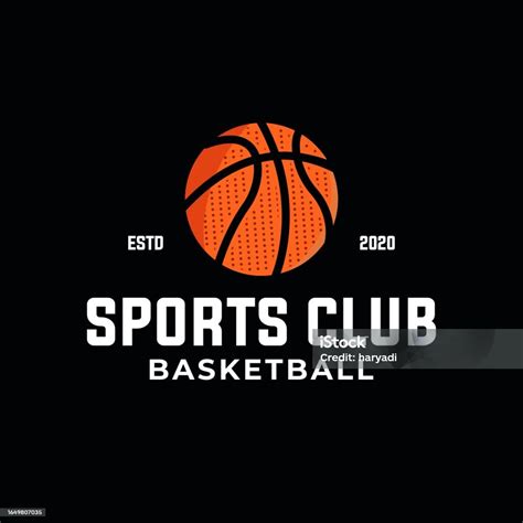 농구 벡터 그래픽 템플릿 배지 엠블럼 패치 라벨 스타일의 스포츠 바구니 그림 Basketball League에 대한 스톡 벡터 아트 및 기타 이미지 Basketball
