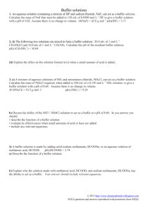 Buffer Problems With Answers