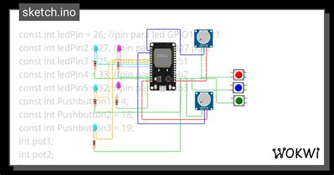 Ejercicio1 Wokwi Esp32 Stm32 Arduino Simulator