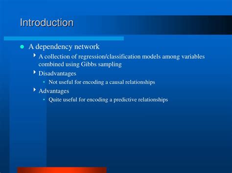Ppt Dependency Networks For Collaborative Filtering And Data