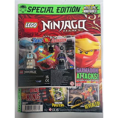 Lego Ninjago Special Edition Magazine Issue With Zane Vs Garmadon Blister Pack Set The
