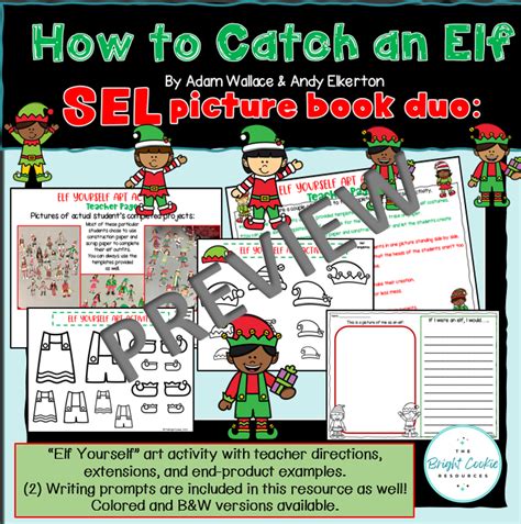 SEL Picture Book Duo How To Catch An Elf Growth Mindset Teamwork Creativity The Bright Cookie
