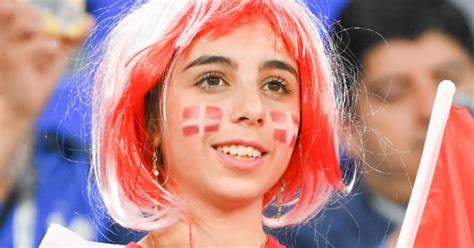 덴마크 소녀의 귀여운 외모 사진